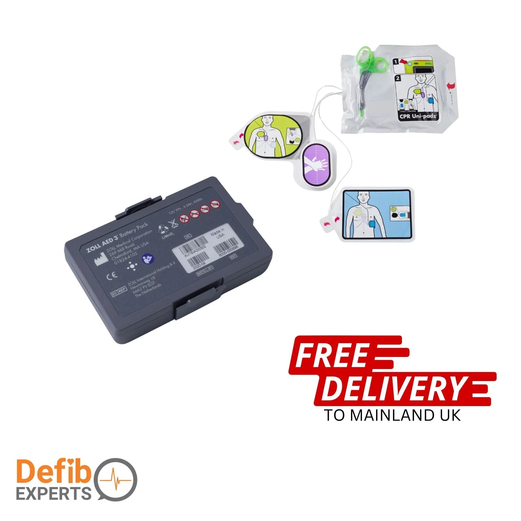Buy ZOLL AED 3 Maintenance Kit | Fast UK Shipping – Defib Experts Ltd